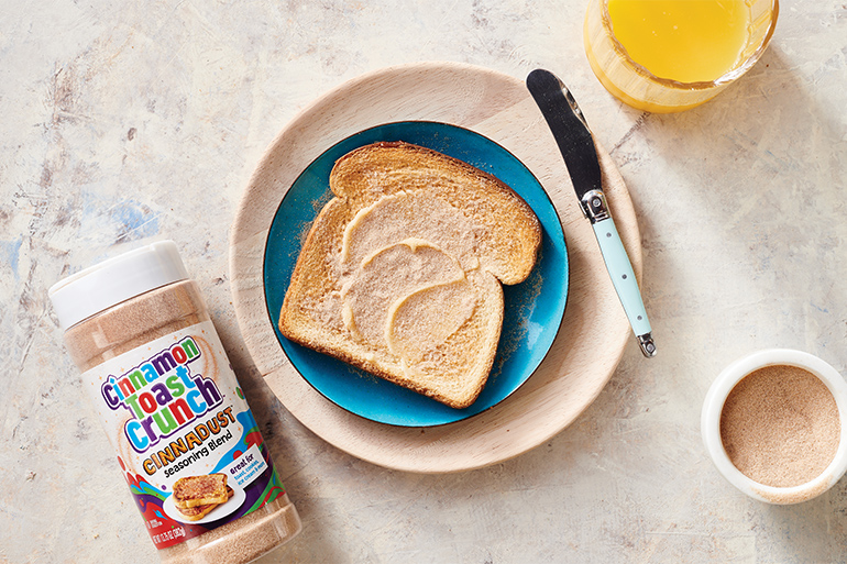 Tostada de Mantequilla con Cinnadust | Cinnamon Toast Crunch