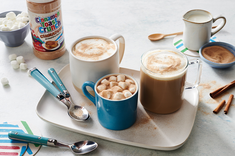 Café au Lait with Cinnadust™ | Cinnamon Toast Crunch